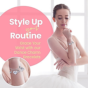 Infinity Collection Dance Bracelet- Dancer Gift for Girls, Dance Jewelry -Gift For Dance Recitals, Dancers and Dance Teams, Dance Accessories, Jewelry for Granddaughter Daughter Niece