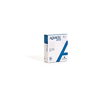 ConvaTec AQUACEL Extra 2"x2" Hydrofiber Two-Dimensional, Soft Absorbent Non-Woven Wound Dressing, 420671, Box of 10