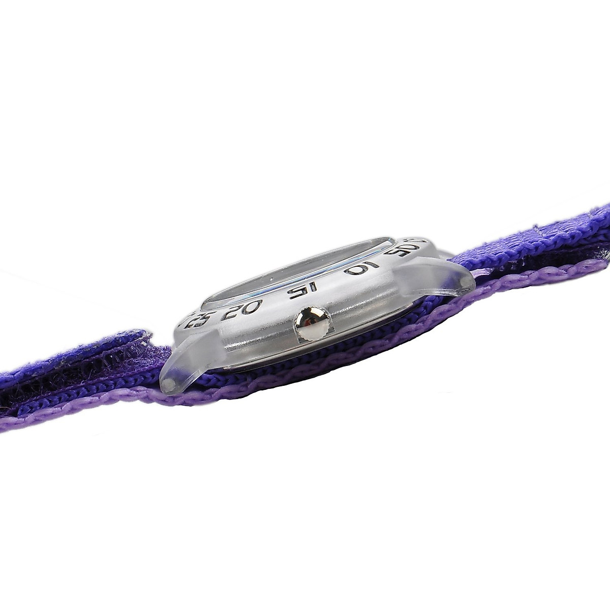 Disney Frozen Kids' Plastic Time Teacher Analog Quartz Nylon Strap Watch