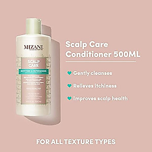 Mizani Scalp Care Dandruff Conditioner | Pyrithione Zinc | Controls Scalp Flaking & Itching | For Curly Hair | 16.9 Fl. Oz