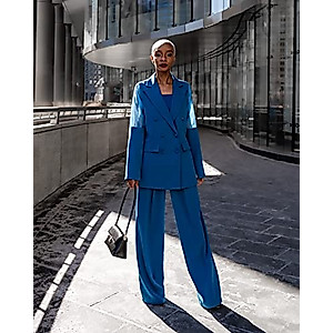 The Drop Women's Blue Sapphire Double Breasted Blazer by @signedblake, M