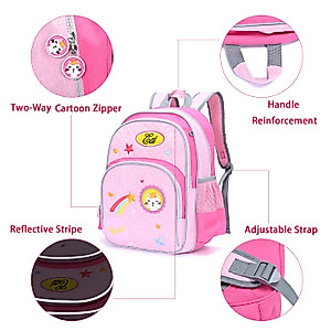 Abshoo Cute Lightweight Panda Kids School Bookbag For Elementary Kindergarten Girls Backpacks With Lunch Bag (Blue Panda Set)