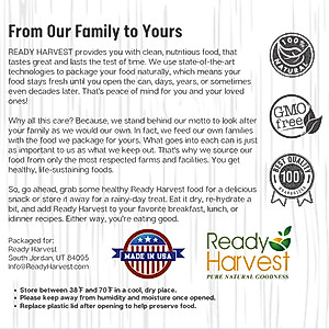 Ready Harvest Red Beans Canned Food Canned Beans Quick-Cook Beans Emergency Food Supplies Survival Food Emergency Food Rations #10 Can 25-Year Shelf Life 3 lbs