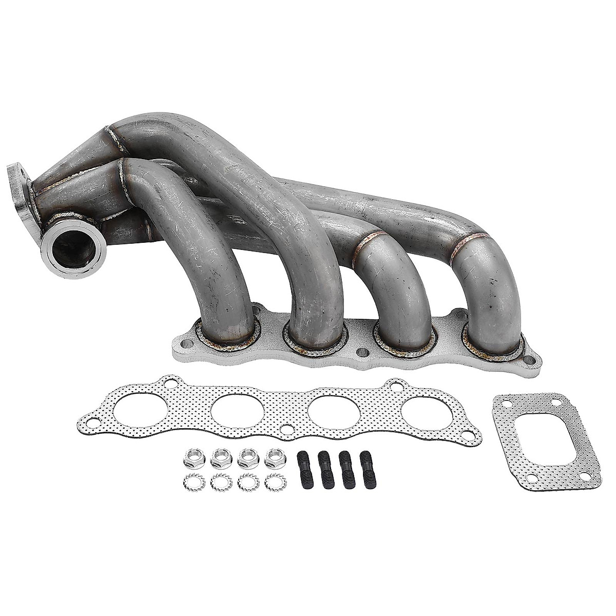 A-Premium Exhaust Manifold Kit W/Gaskets & Studs & Nuts & Washers [4Cyl 1.7 2.0L] Compatible with Honda Civic Si 2002-2011& Acura RSX Base/Type-S 2002-2006, Replace# HPMFK20SWT311G