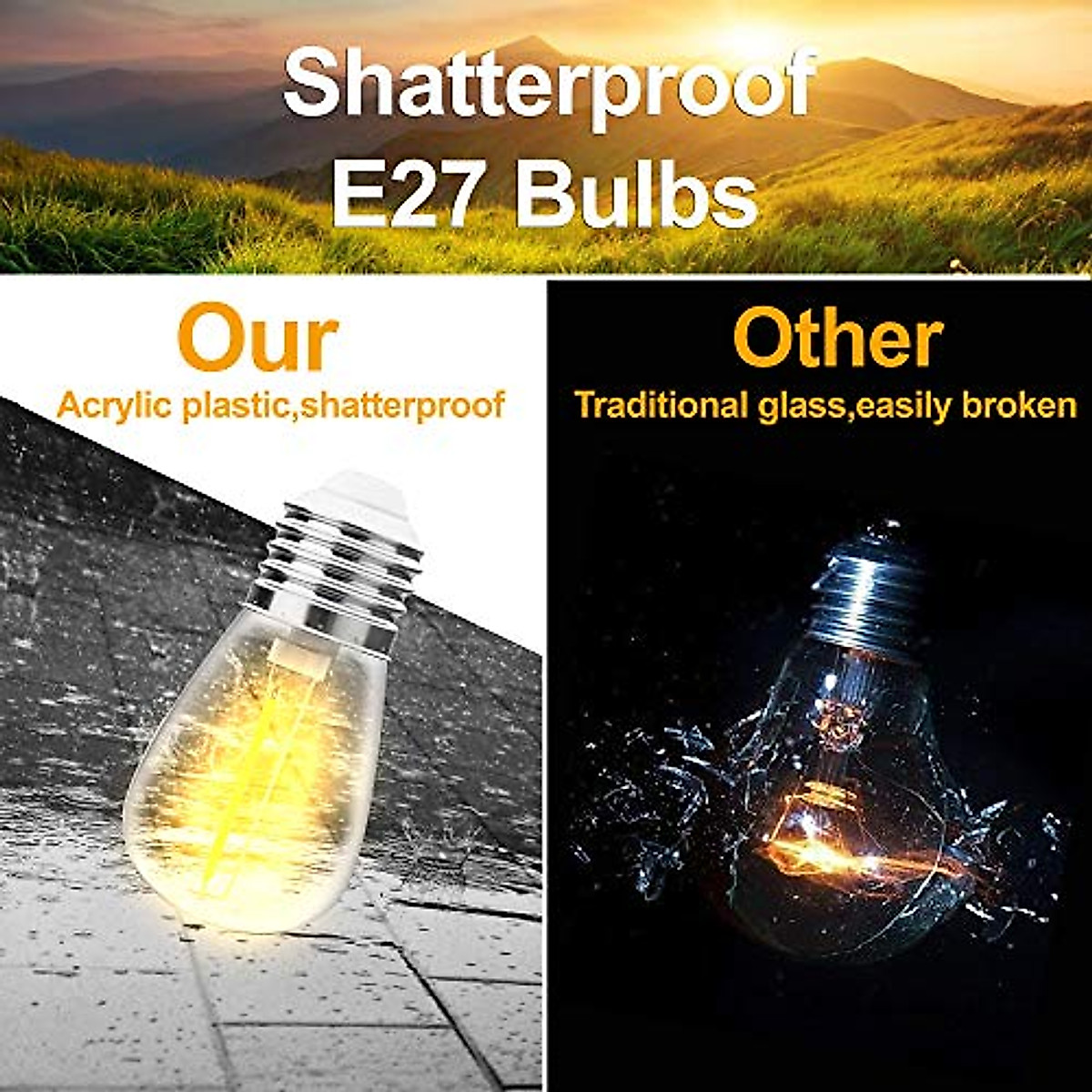 Solar Powered Waterproof LED Outdoor String Lights with Dimmable Remote Control for Backyard Garden Patio Pergola Gazebo Bistro Bedroom Christmas Wedding Party (56FT)