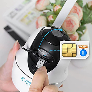 Prepaid SIM Card for Reolink Cellular Solar Camera 300MB（50MB to 120GB Optional） for 30 Days IOT 2G/3G/4G Data Cards for IPad IP Camera Data Only