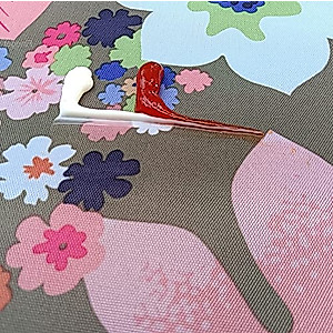 Fineget Foldable Large Shopping Grocery Tote Bag Portable Reusable Waterproof Utility GYM Yoga Bag for Women Travelling Camping Beach Picnic Laundry Duffel Top Handle Bag Begonia Flowers Pattern