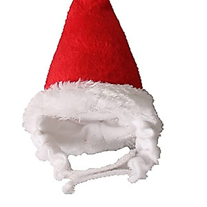 Balacoo Hats Dragon Holiday Hamster Year New Costume Santa Bearded Merry Plush Caps Grooming Winter Xmas Outfits Christmas Hair Cap Red Squirrel Chinchilla Hat Hedgehog Guinea-Pig