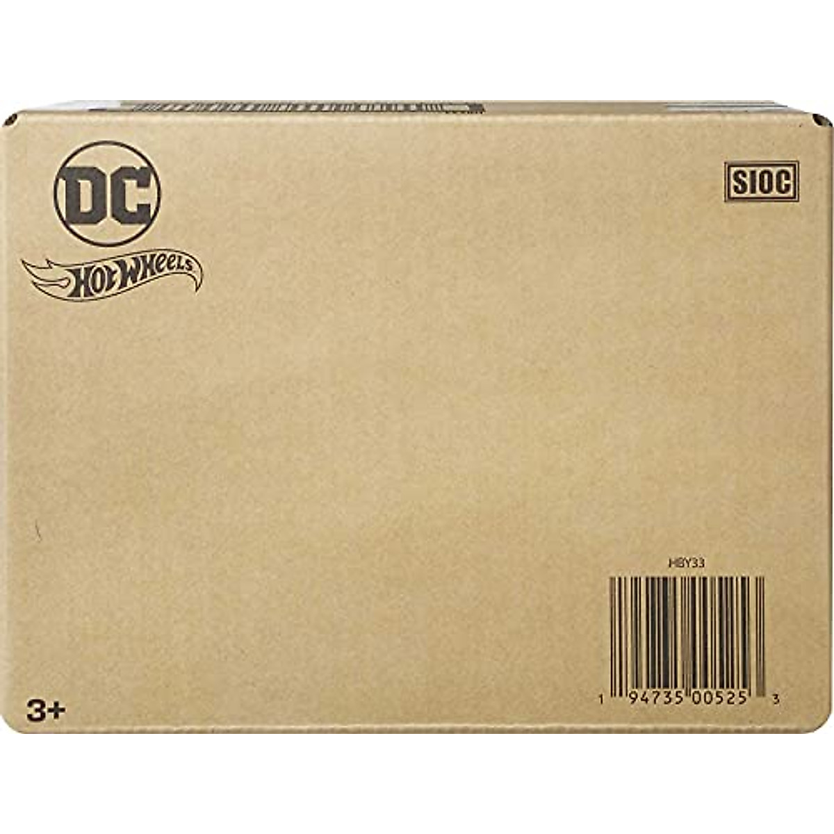 Hot Wheels Dc Toy Character Car 5-Pack in 1:64 Scale: Superman, Batman, Wonder Woman, the Joker Gt & Harley Quinn