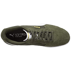 PUMA Men's Astro Kick Sneaker, forestnight-White-teamgold, 13 M US