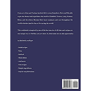 Fast and Furious Cookbook: Become Part of The Team with Easy and Quick Recipes Inspired by One of The Best Movie of All Time