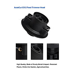 Autocut FS45 C5-2 Trimmer Weed Head Replaces 4006 710 2106, 4006 710 2103 for Stihl FS38 FS40 FS40C FS40CE FS45 FS45C FS46 FS46C FS50 FS50CE FSE60 FSE71 FSE81 String Trimmer Brush Cutter