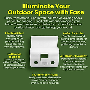 VZ Hang 7 Pack Vinyl Siding Hooks