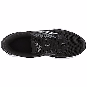 Saucony Men's Cohesion 15 Running Shoe, Black/White, 11