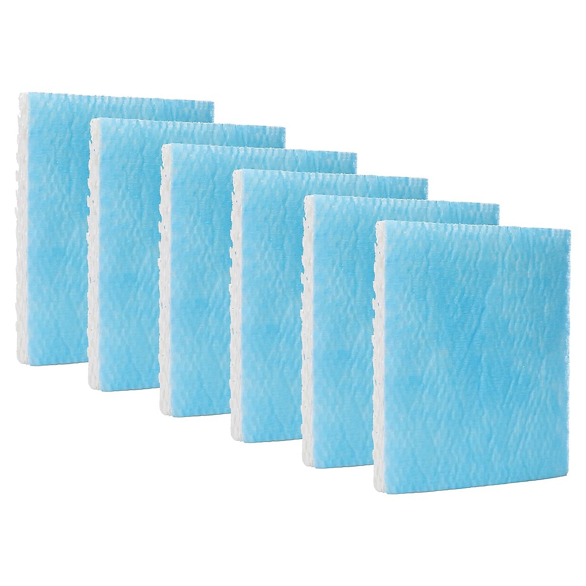 LBLVBNEWD HFT600 6 Pack Humidifier Wicking Filter T Replcement Compatible with Honeywell HEV615 HEV620 Humidifier, Compared to Part HFT600T HFT600PDQ Wicking Filter, Blue