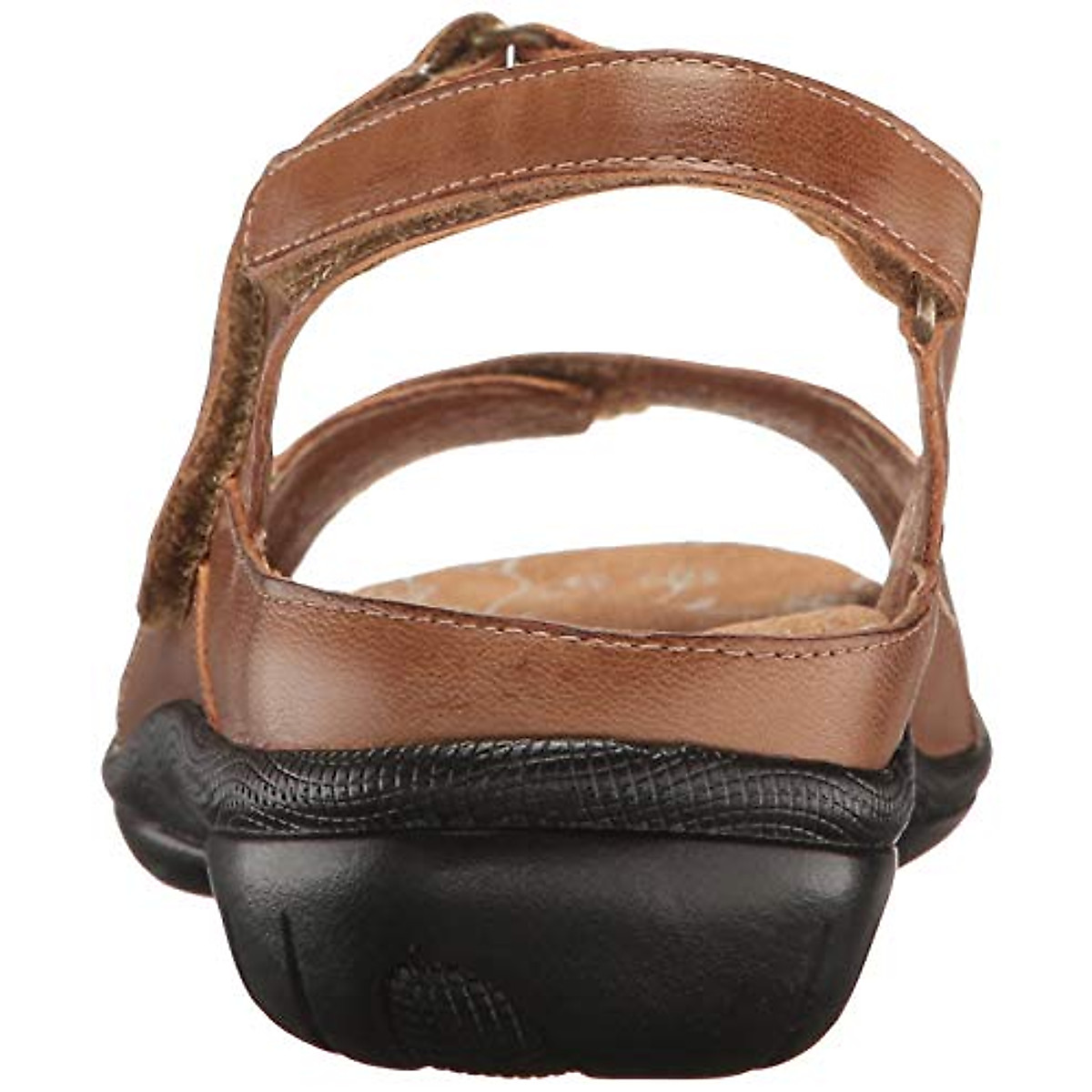 Drew Women's Tide Hook and Loop Sandal,Cognac Leather,US 9 WW