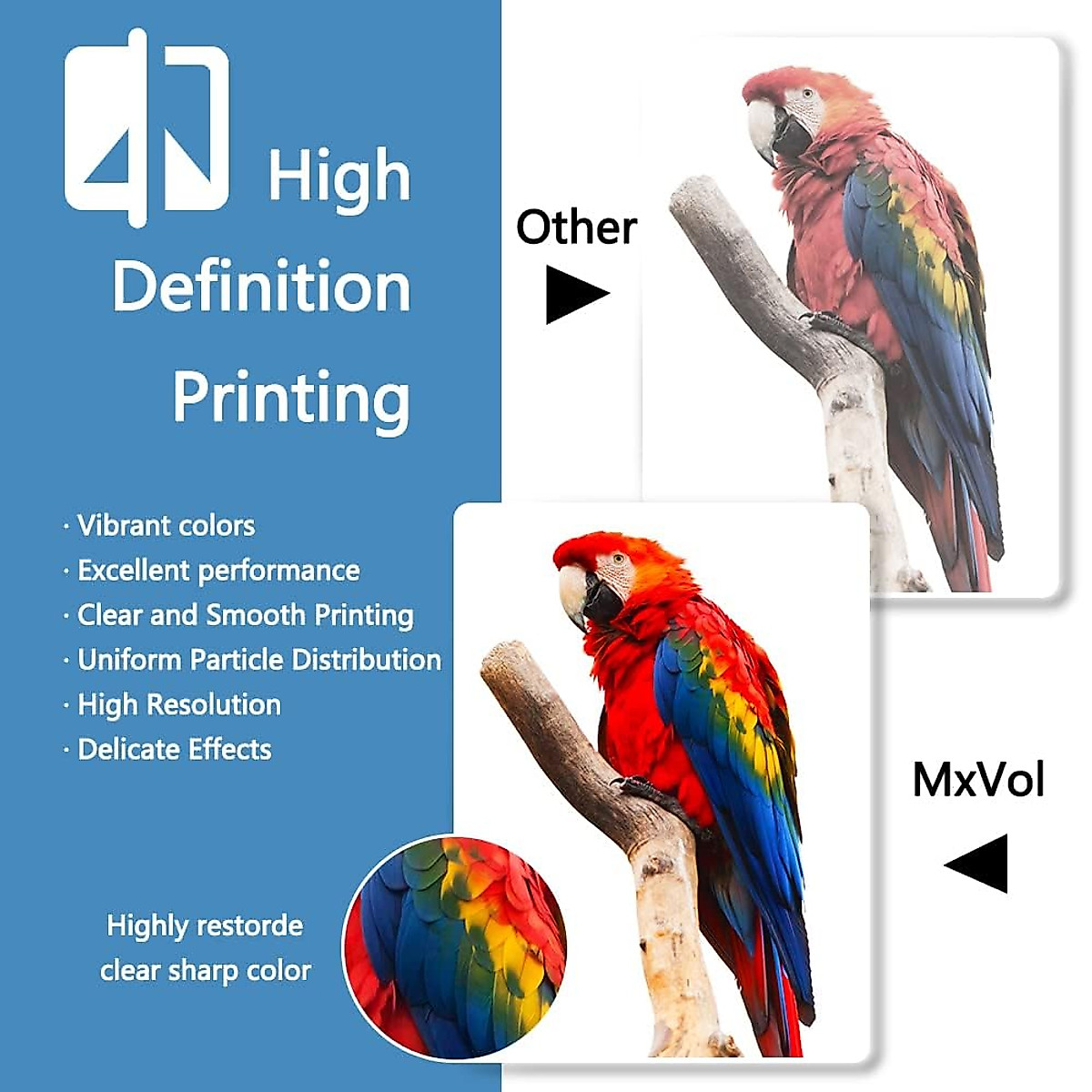 MxVol Compatible Brother TN-436 TN436BK TN436 Toner Cartridge High Yield Toner, use for Brother HL-L8360CDW HL-L8260CDW MFC-L8610CDW MFC-L8900CDW Printer (Black 1-Pack)