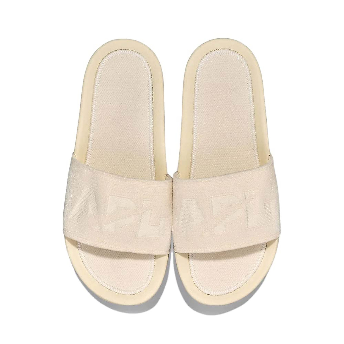APL: Athletic Propulsion Labs Women's Techloom Velvet Slide, Creme, 10