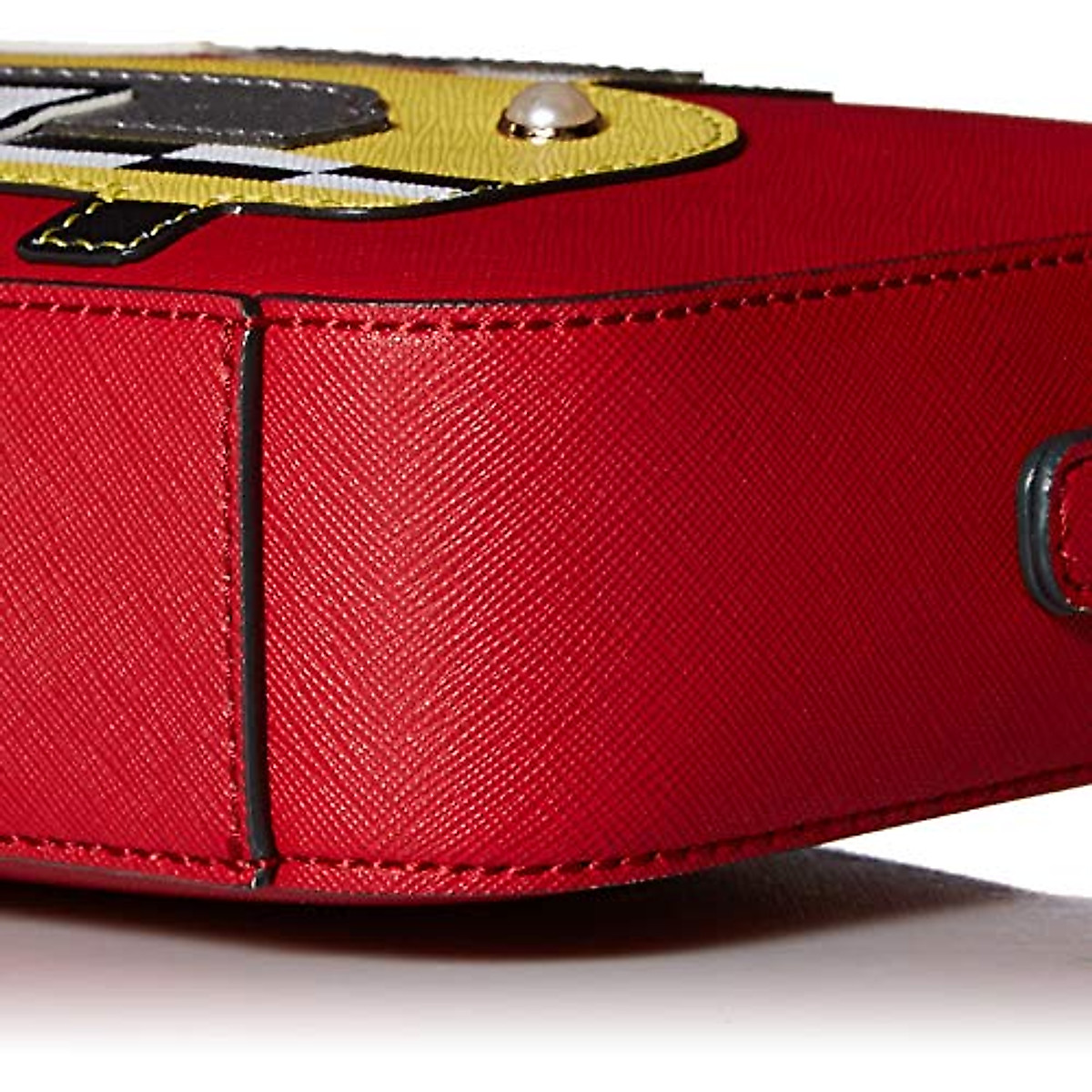 Karl Lagerfeld Paris womens Maybelle Camera Crossbody Bag Cross Body, Crimson Combo, One Size US