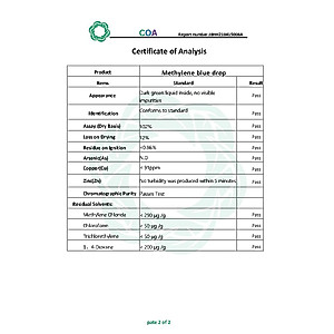 Optimum Upgrade OU Methylene Blue 1% | USP-Grade | Third-Party Tested Brain Health Dietary Supplement | 50ml Glass Dropper Bottle | No Formaldehyde (2 oz)