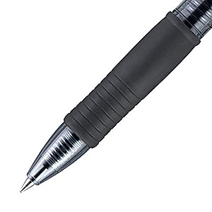 PILOT G2 Premium Refillable & Retractable Rolling Ball Gel Pens, Fine Point, Black Ink, Single Pen (31026)