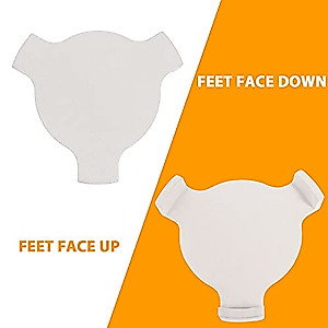 AJinTeby Heat Deflector, Plate Setter for 18" Big Green Egg Grill, Big Green Heat Deflector, Green Egg Smoker Plate, Pizza Stone for 18" Kamado Grill, Chargriller 18" Akorn Kamado Grill