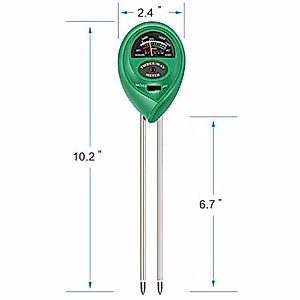 Toolazy Soil Test kit 3 in 1 Soil Moisture Light and pH Meter for Indoor or Outdoor Garden Care Perfect for Plants Fruits Flowers Vegetables Shrubs