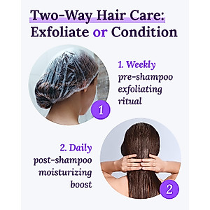 Micro Exfoliating Mask for Scalp & Hair - Keranique Clarifying Scalp Scrub for Women - Cleansing & Moisturizing Scalp Detox Conditioner - Creates Foundation for Fuller Growth - Hair Mask & Exfoliator