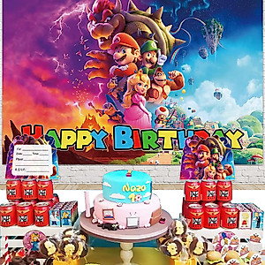 DMHZNB 30Pcs Game Birthday Party Invitation Cards, Children's Theme Party Invitation, Red Color, Non-Toxic Paper Cards