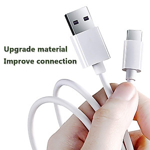 2 Psc USB-C Charger Charging Cable Cord for Samsung Smart tv Remote Control, Samsung Frame tv Remote Solar, TOZO T12 T10 NC9 NC7 NC2 G1 A1 T12 Pro W1 W3 W8 PB2 Earbuds