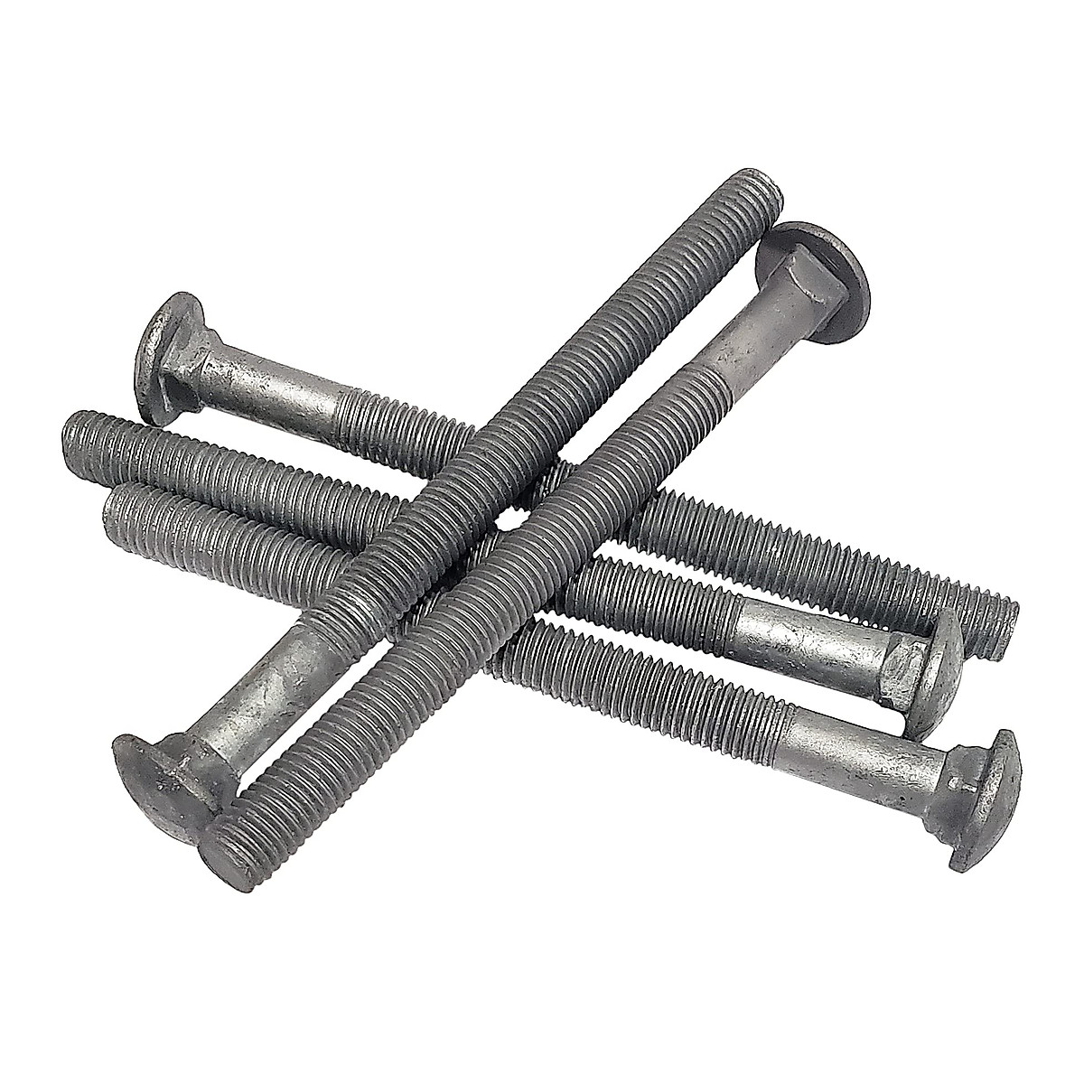 5/8" - 11 x 8 Carriage Bolt | Round Head | Hot Dip Galvanized | 15pcs Box