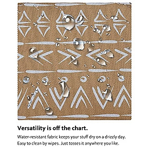 HotStyle SIMPLAY+ Mini Backpack Boho Patterns Cute Small Backpacking Purse, Yellow