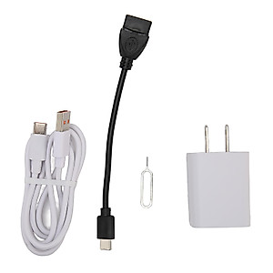 Honio 10.1 Inch Tablet, 5G WiFi 2 in 1 FHD Tablet 5.0 100-240V Blue 12 (US Plug)