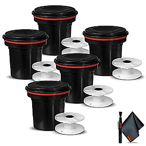 5-Pack Paterson 35mm Tank and Reel #114 with 6Ave Cleaning Kit