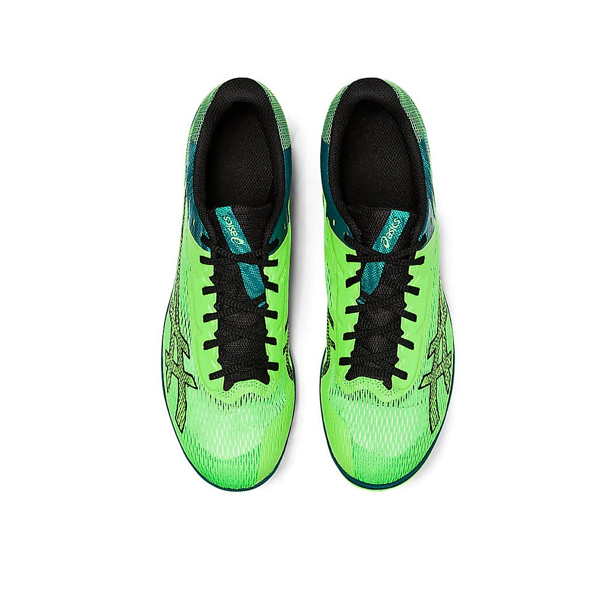 ASICS Unisex Resurgence XC Cross Country, 9.5, Green Gecko/Black