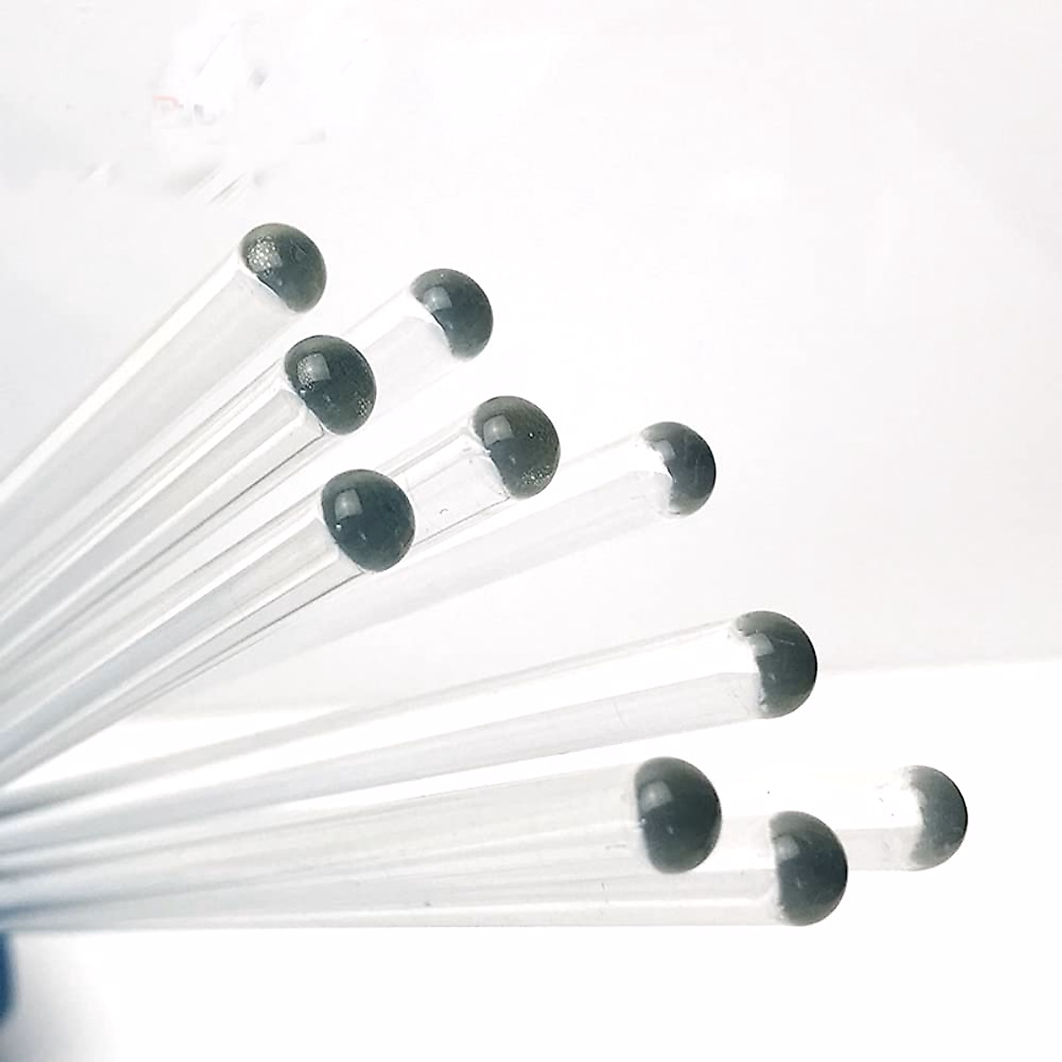 6pcs 20cm/7.9inch Glass Stirring Rod Stir Stick Heat Resistant Stirring Tool for Laboratory or Home Use