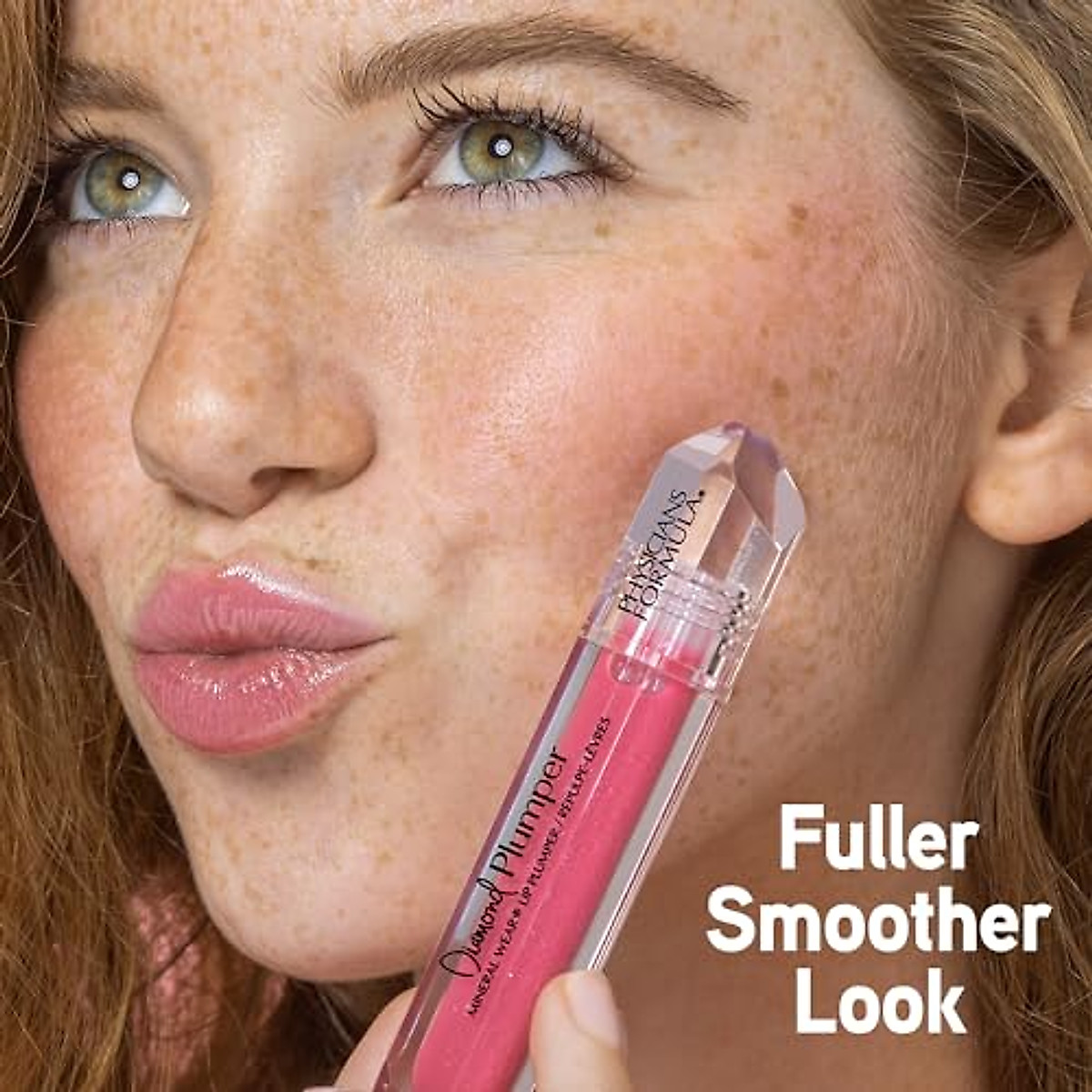 Physicians Formula Mineral Wear Diamond Lip Plumper Gloss, Dermatologist Tested Pink Radiant Cut