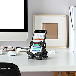 Hug Buddy Black Panther Marvel Air Vent Car Phone Holder, Adjustable, Universal Fit, Cell Phone Mount Compatible with iPhone, Samsung Galaxy, LG, Google, Nexus 5X, Moto, Black and Other Smartphones