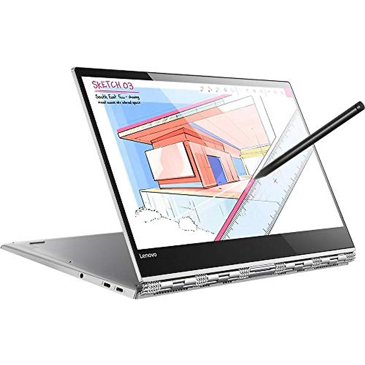 Lenovo Yoga 920 2-in-1 13.9" FHD Touchscreen Laptop, Intel Core i7-8550U, 8GB DDR4, 256GB SSD PCIe, Webcam, Bluetooth, Fingerprint Reader, Thunderbolt, Backlit Keyboard, Active Pen, Windows 10
