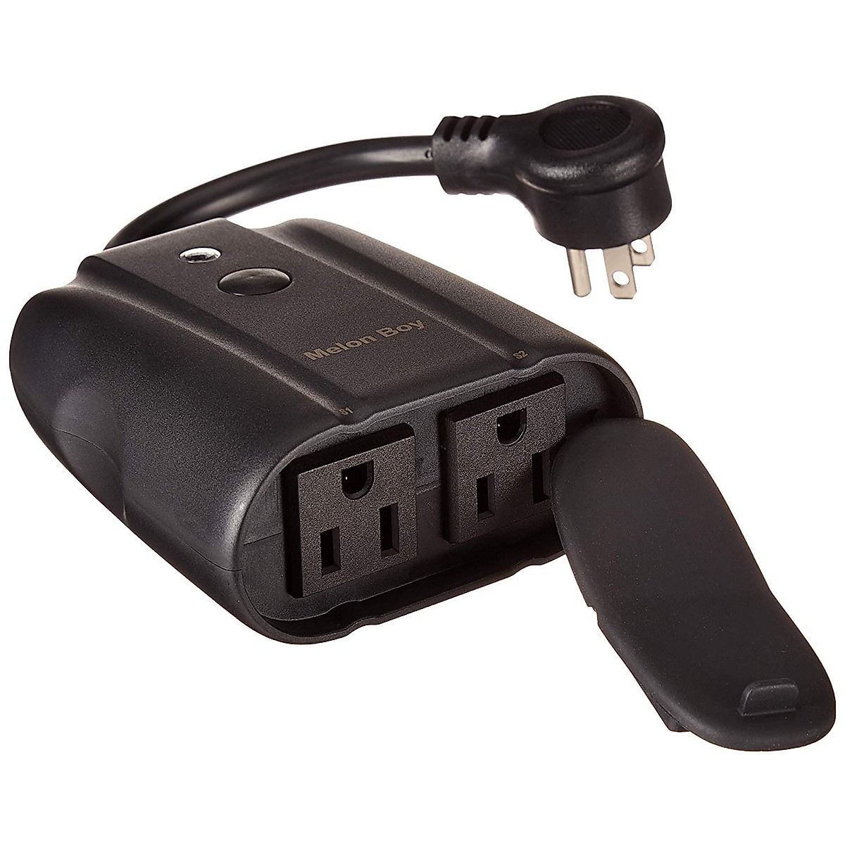 Outdoor Smart Plug - WiFi Outlet with 2 Sockets,Compatible with Alexa,Google Home,Remote Control/Timer by Smartphone,IP44 Weatherproof,FCC/RoHS Certified