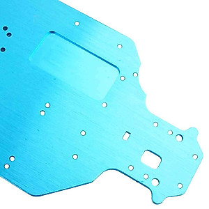 Toyoutdoorparts RC 03001 Blue Aluminum Chassis Fit HSP 1:10 Electric On-Road Drift Car