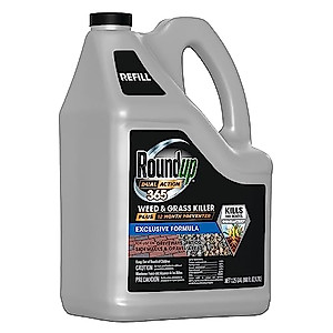 Roundup Dual Action 365 Weed & Grass Killer Plus 12 Month Preventer Refill, Kills & Prevents for up to 1 Year, 1.25 gal.