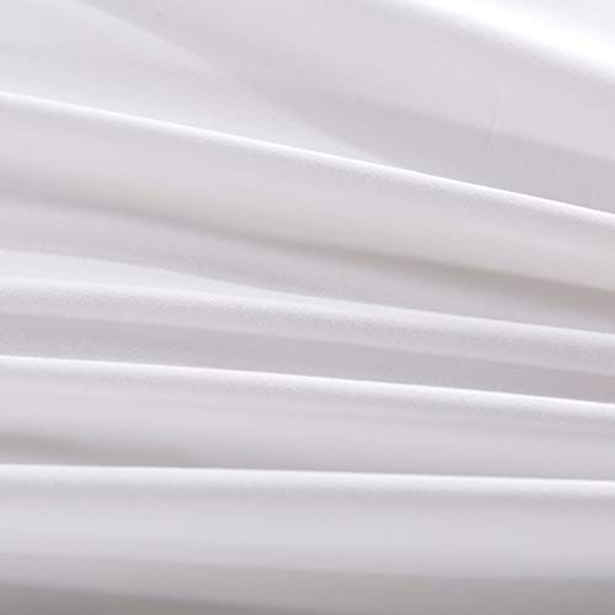 HYPREST White Duvet Cover Queen Size- Soft Lightweight Cooling Aesthetic Farmhouse Ruffled Duvet Cover Bedding Comforter Cover with 1 Duvet Cover and 2 Shams, Oeko-TEX Certificated (No Comforter)