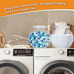 Sunnyray 18 Pcs Candy Jar Set 6 Pcs 71 oz Round Container Jars with Lids 6 Pcs Scoops 6 Pcs Tongs Plastic Containers for Cookies Snacks Candies Gifts Storage Containers Countertop Display Container