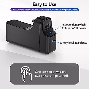 PS5 Edge Controller Battery Pack, 3500mAh Fast Charging, Portable Mini Charger, No Interfere The Back Triggers - Extra Battery Life for Playstation 5 Edge Controller, Ps5 Accessories