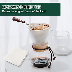 Paoeyrb 6Pcs 20x20Inch Cheese Cloth, 100Percent Organic Unbleached Pure Cotton Muslin Cloth, Reusable Cheesecloth, Premium Cheesecloth for Straining, Cooking, Bread, Butter