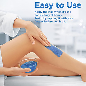 Madors Hard Wax Beads for Hair Removal -1lb/16oz Wax Beans Kit with 10 Wax applicator Sticks for Full Body, Facial, Brazilian Bikin,and legs…