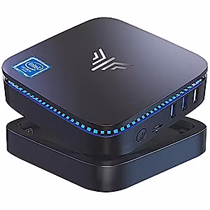 KAMRUI Mini PC, AK1 PRO 12GB RAM 256GB SSD Mini Desktop Computer Intel Celeron N5105 Processor,Quad Core Micro Computer 4K, Support 2.5-inch SSD, 2.4G/ 5.0G WiFi, Gigabit Ethernet, HTPC
