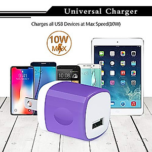 USB Charger,Charging Block 5-Pack 1A/5V USB Power Home Travel Adapter Wall Charger Cube Brick Box Base Head Compatible for iPhone 14 13 12 11 X 8 7 6 Plus 5S,iPad,Samsung,LG,Moto,Tablet,Android Phone