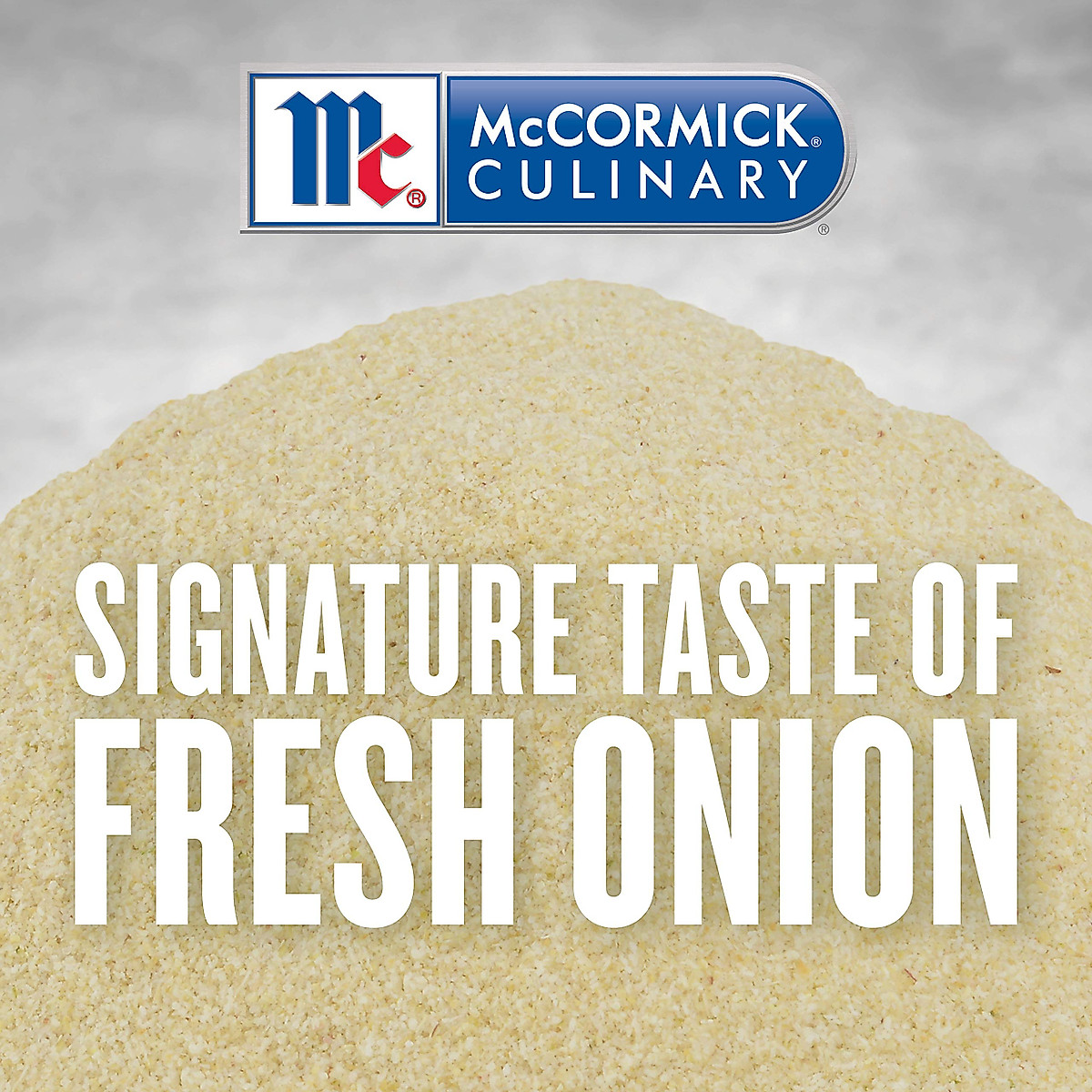 McCormick Culinary Granulated Onion, 18 oz - One 18 Ounce Container of Granulated Onion Powder, Perfect in Dips, Breading, Soups and Meats